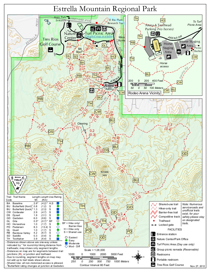 Baseline Trail - Estrella Mtn RP • Hiking • Arizona • HikeArizona.COM