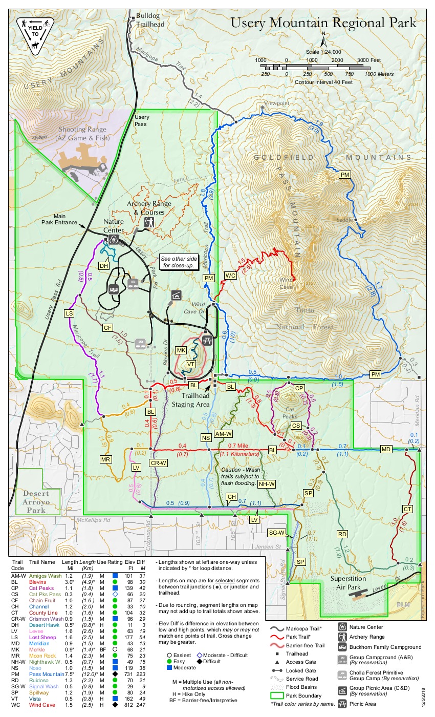 Ruidoso Trail - Usery, AZ | HikeArizona