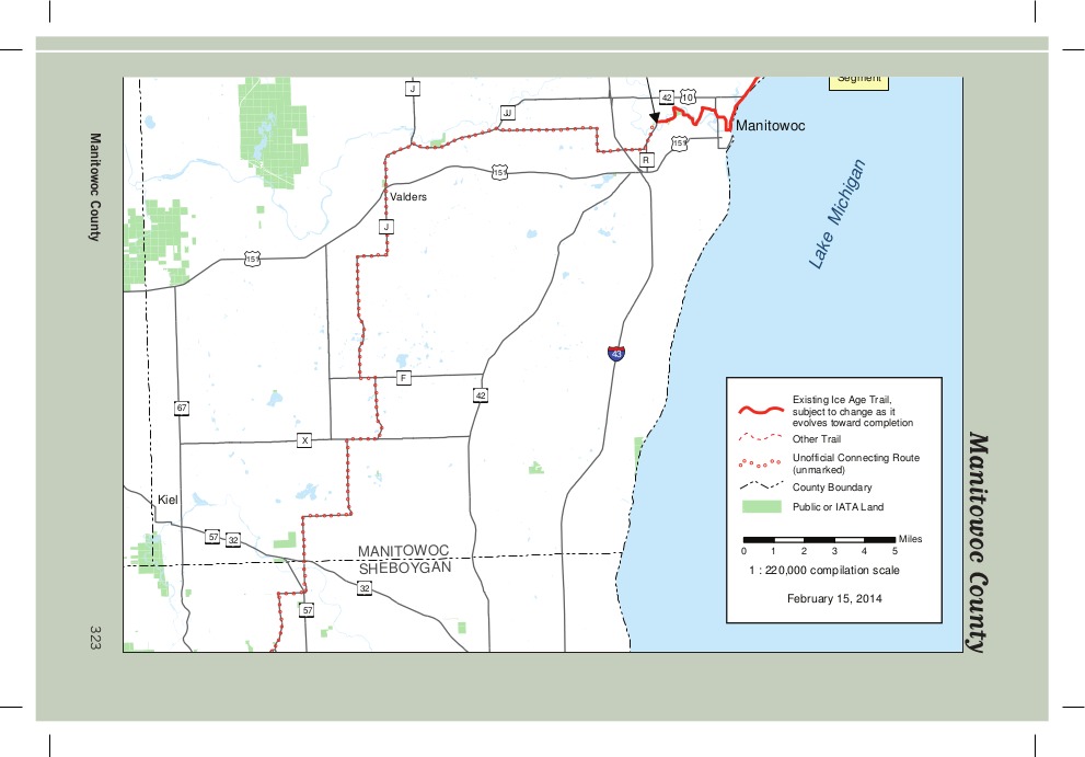The Ice Age Trail Map at Joshua Colbourne blog