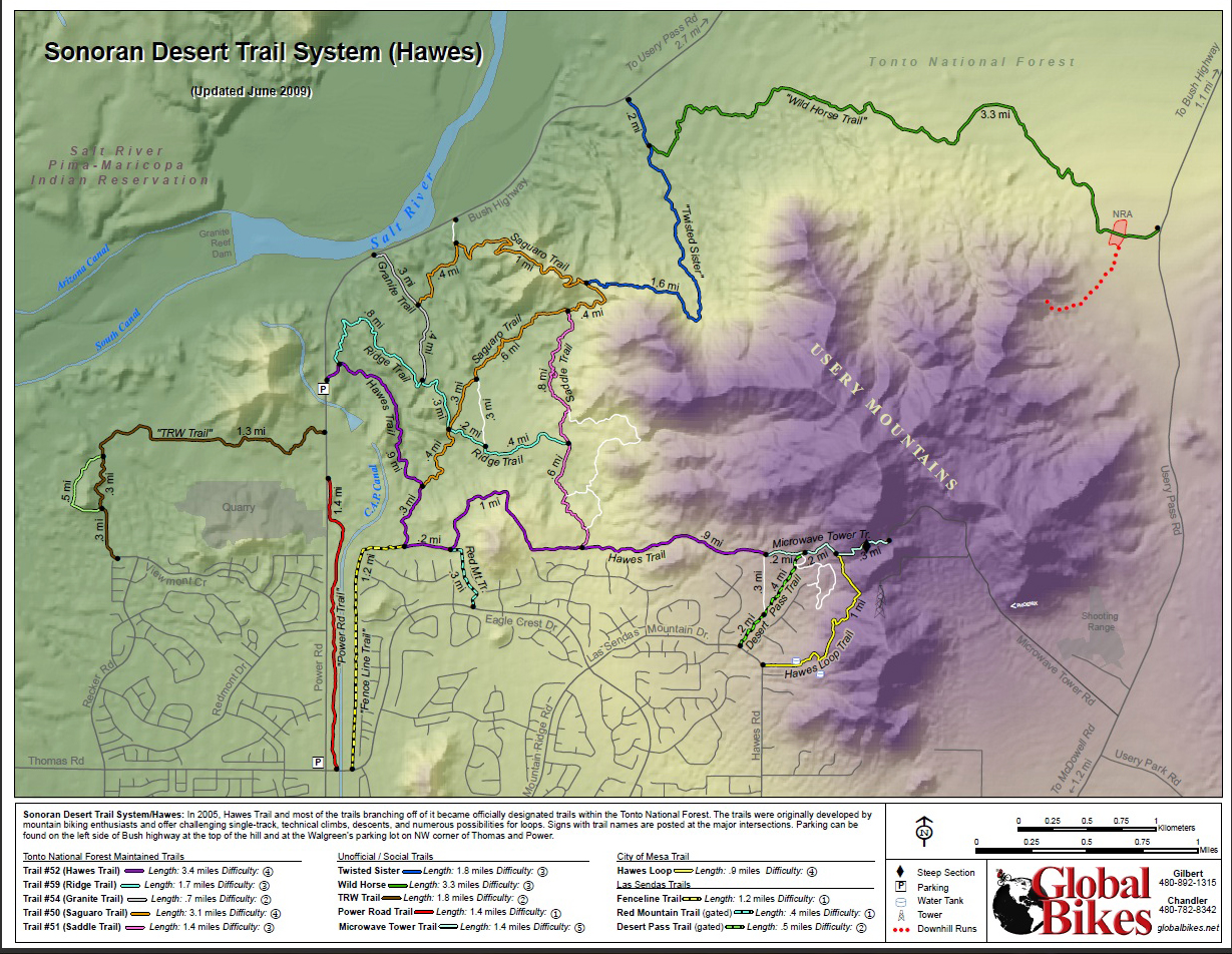 Hawes Trail System • Hiking • Arizona